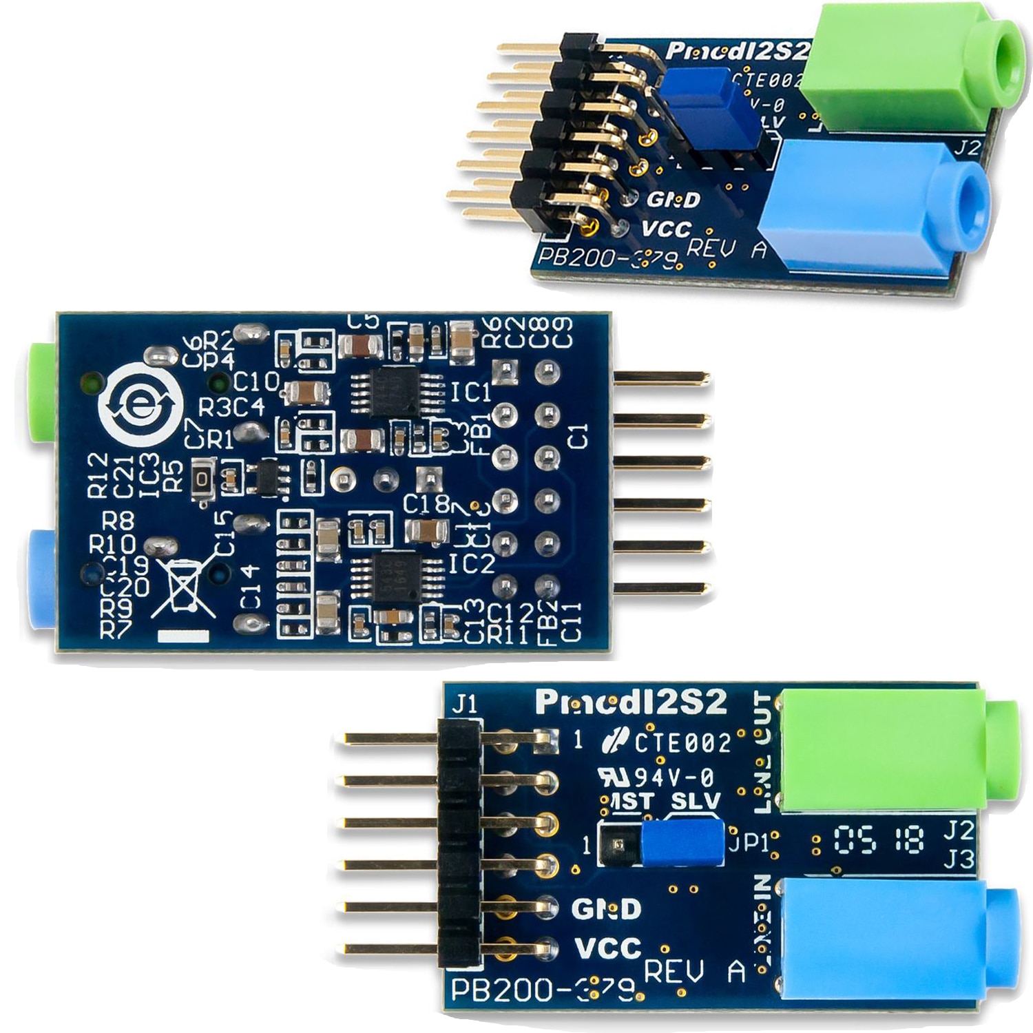 Pmod I2s2 Stereo Audio Input And Output Digilent Digikey